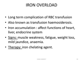 Blood transfusion reactions | PPTX