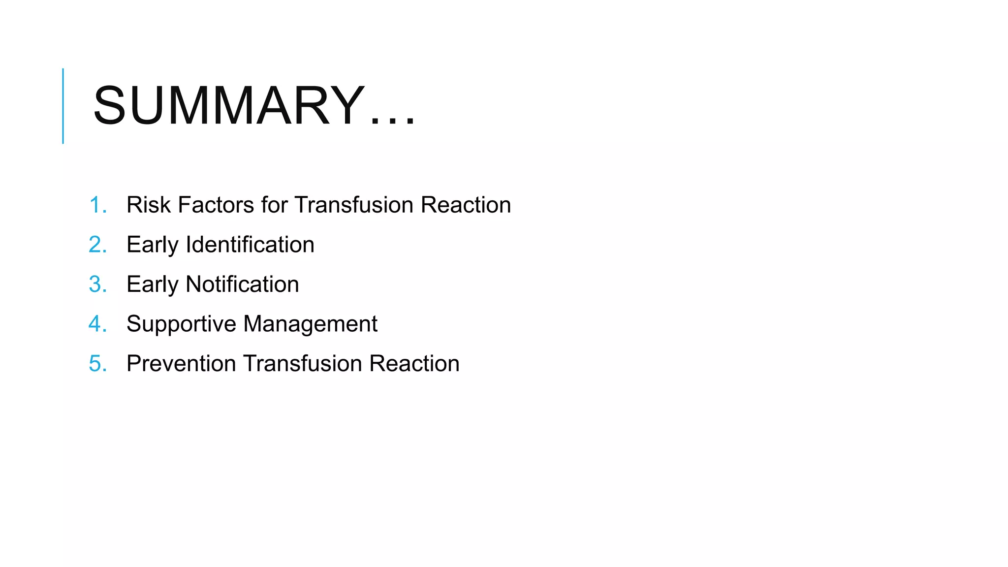 Blood transfusion reactions and complications | PPTX