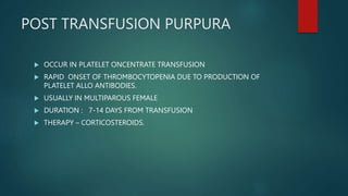 Blood Transfusion Remastered.ppt . Blood products, blood products | PPT