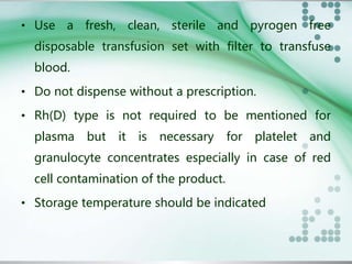 Blood transfusions | PPT