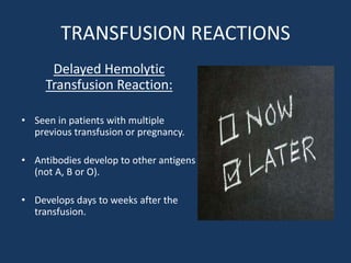 Blood transfusions | PPTX