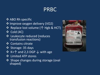 Blood transfusions | PPTX