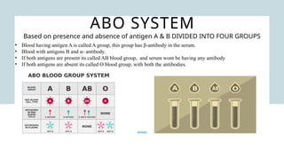 Blood transfusion and blood grouping. ppt | PPTX