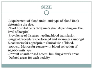 Blood Transfusion Services | PPTX