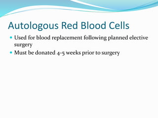 Blood transfusions ppt | PPTX