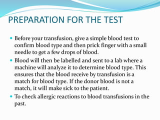 Blood transfusions ppt | PPTX