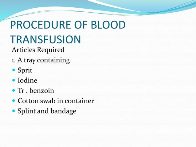 Blood transfusions ppt | PPTX | Blood Disorders | Diseases and Conditions