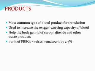 Blood transfusions ppt | PPTX