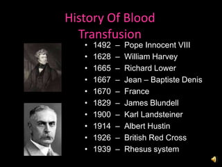 Bloodtransfusion with audio drneerajjain | PPTX