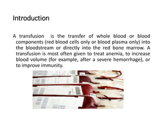 Blood transfusn & reti.endo. system.ppt | Blood Disorders | Diseases ...