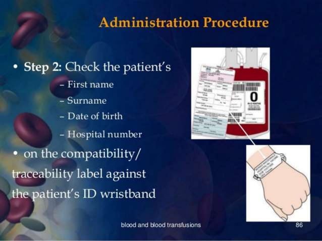 Blood transfusion -procedure,precaution and complication | PPTX