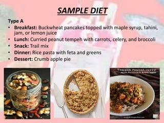 Blood type diet | PPTX