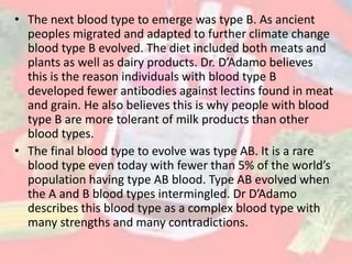 Blood type diet | PPTX