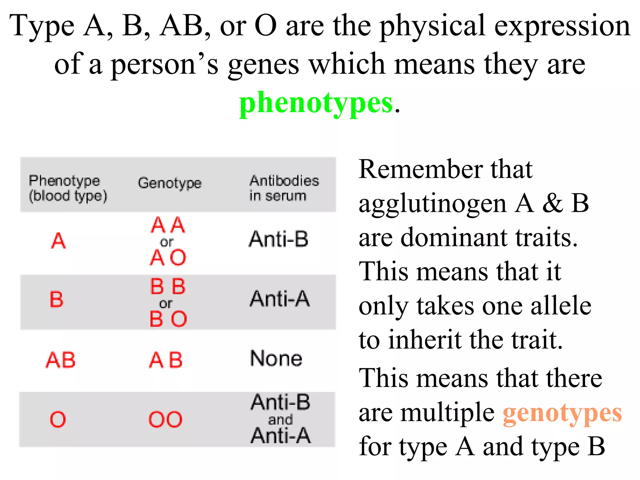 Bloodtypes | PPT