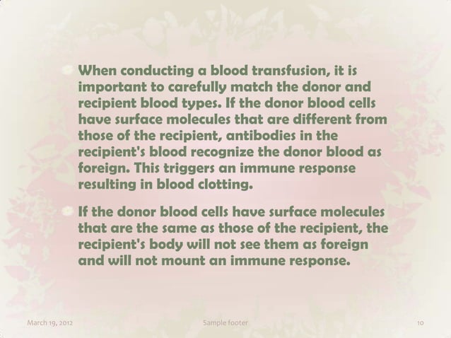 Blood types powerpoint presentation | PPTX | Blood Disorders | Diseases ...