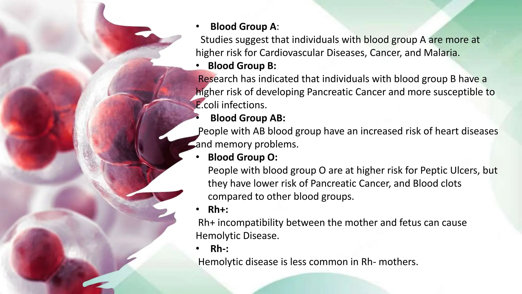 blood types and its information for school | PPTX