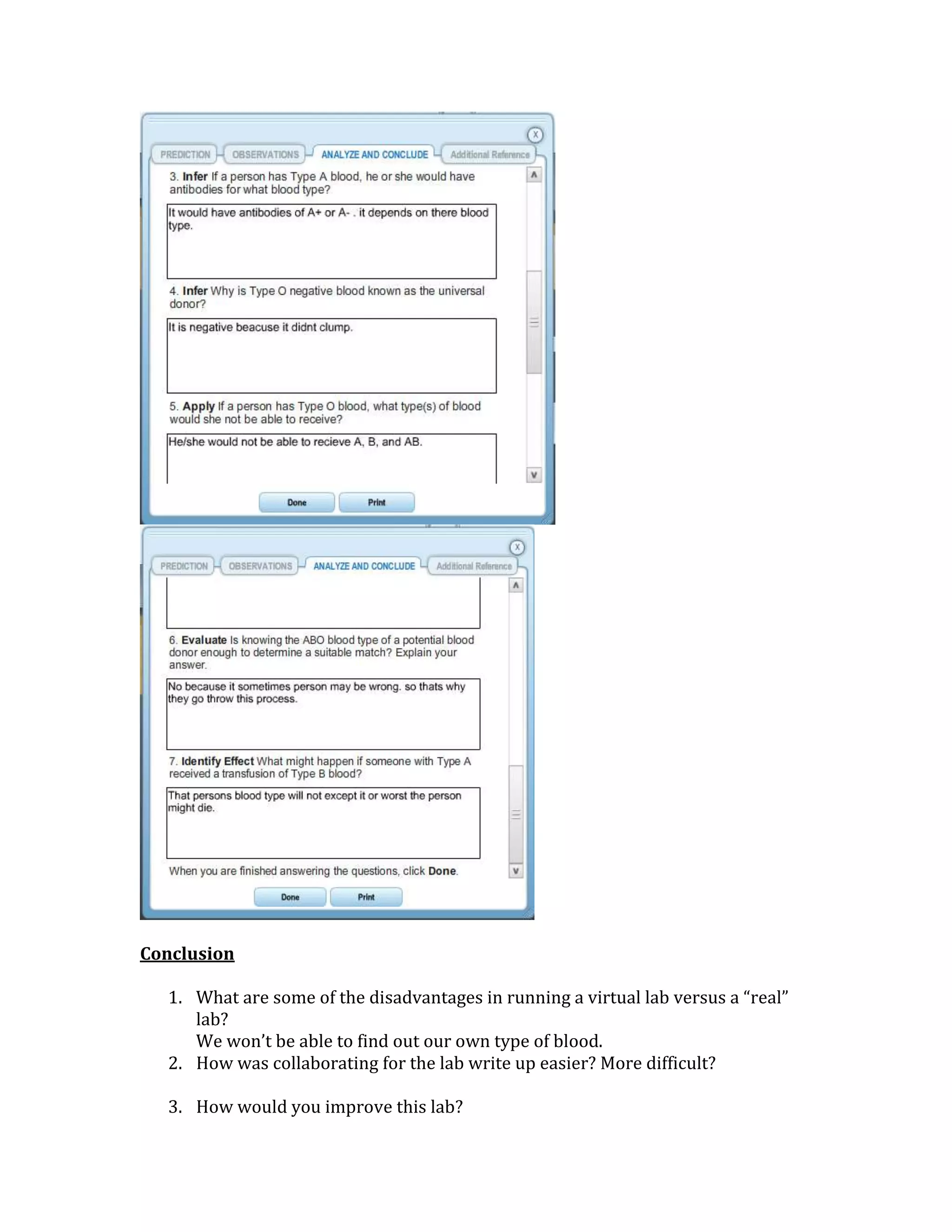 Blood typing lab | DOCX | Blood Disorders | Diseases and Conditions