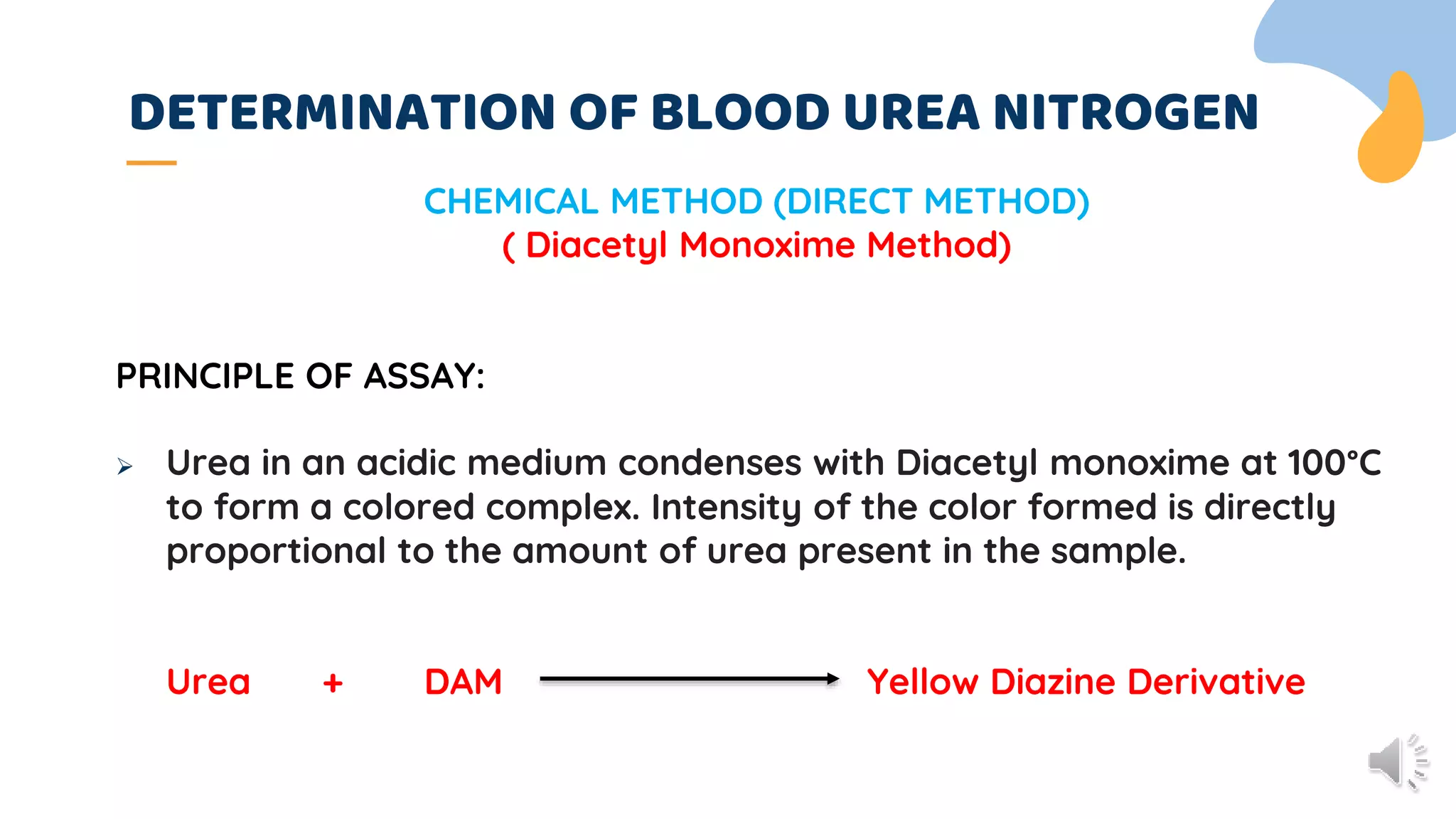Blood urea nitrogen | PPTX