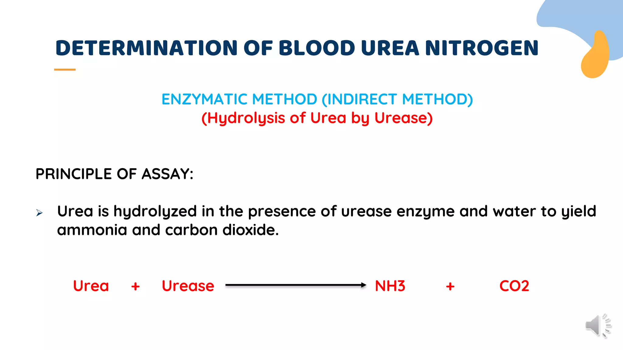 Blood urea nitrogen | PPTX