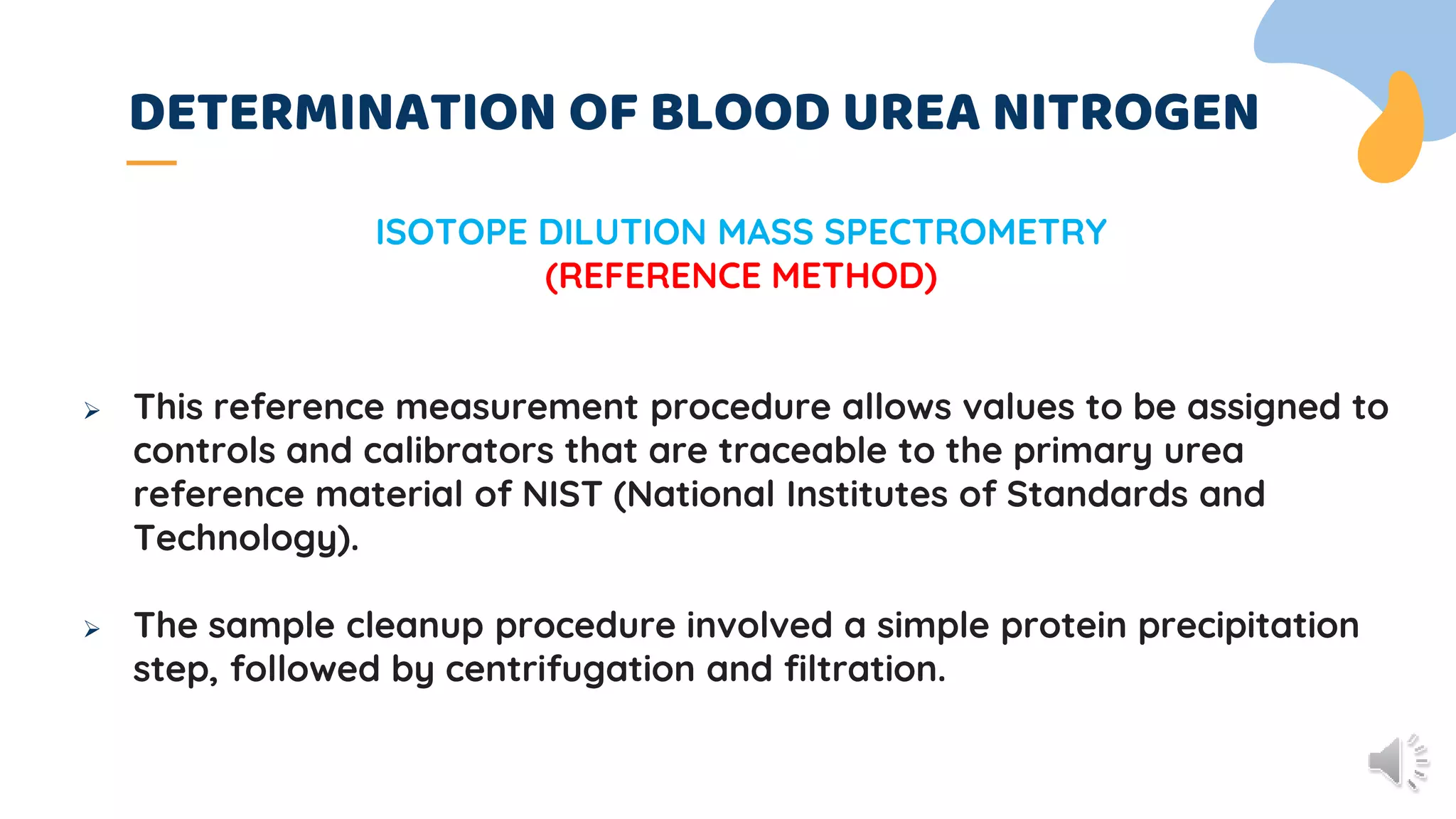 Blood urea nitrogen | PPTX