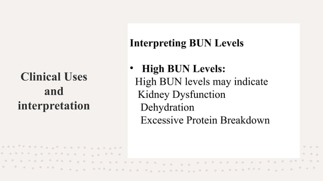BLOOD UREA NITROGEN and it's assessment.pptx