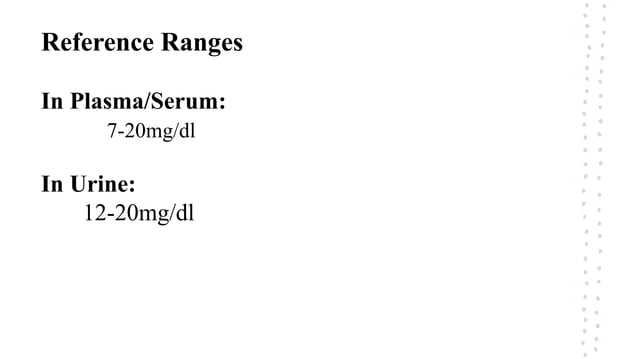 BLOOD UREA NITROGEN and it's assessment.pptx