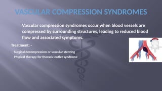 BLOOD VESSEL DISORDERS AND TYPES AND THEIR TREATMENTS | PPTX