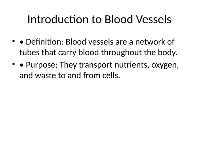 Blood_Vessels_Class_7_Presentation for grade 6 | PPTX