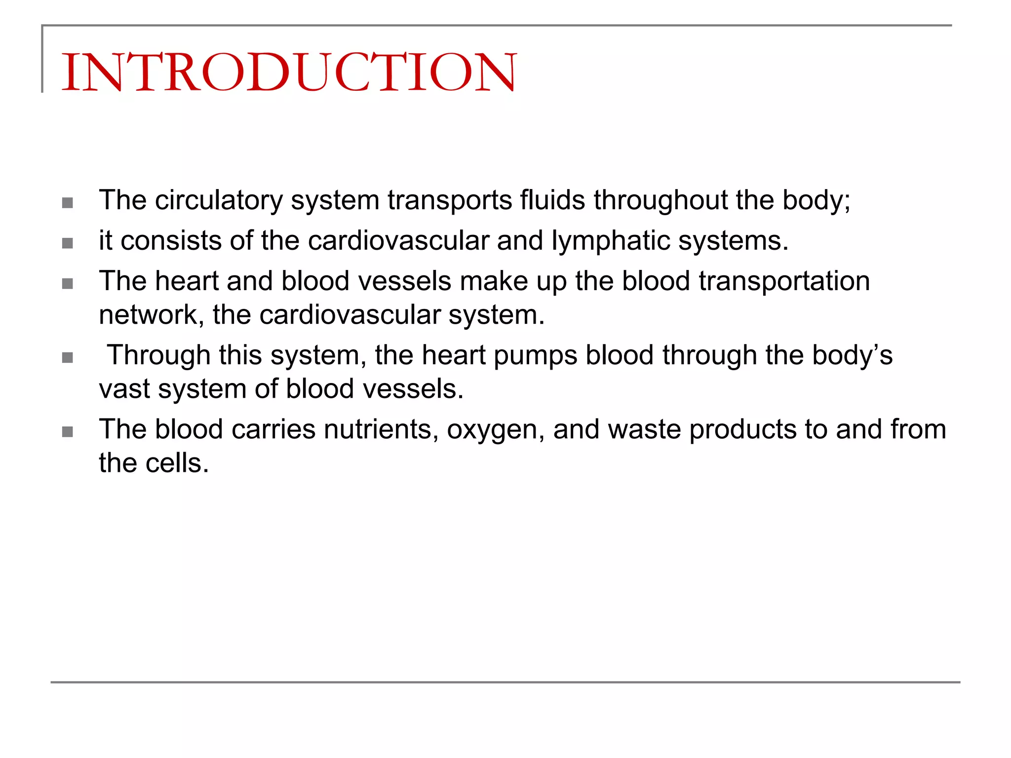 Blood Vessels general anatomy | PPT