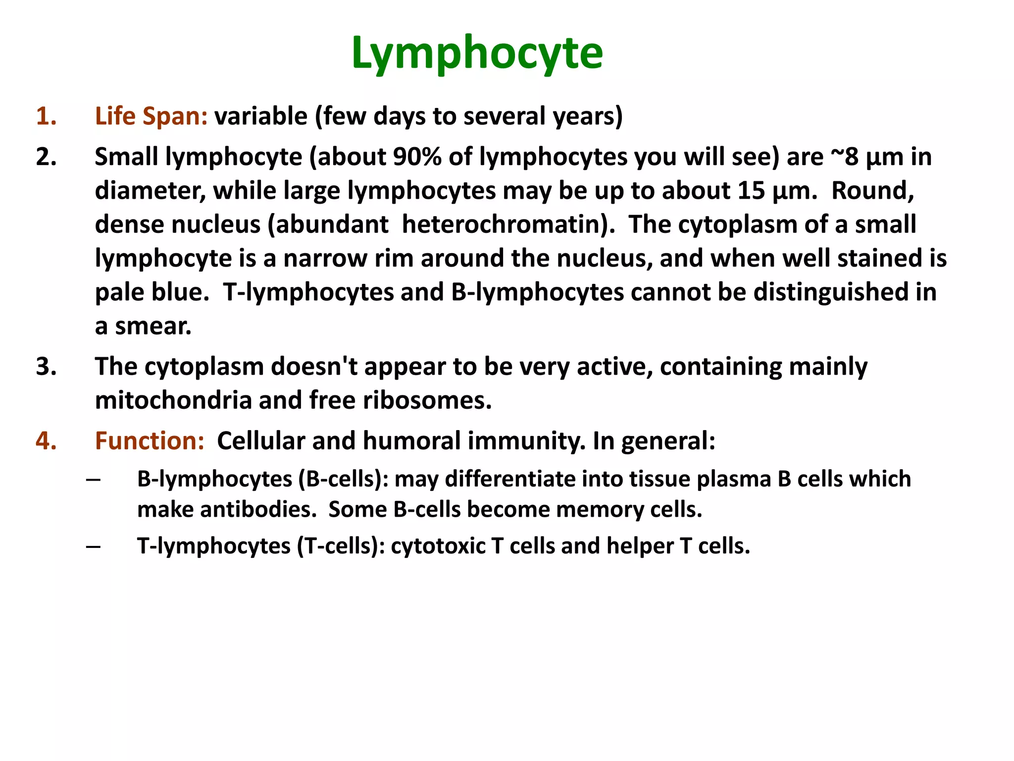 Blood/White Blood Cells/Fluid Connective tissue | PPTX