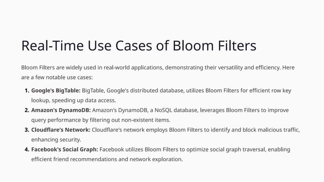 Bloom-Filters-A-Comprehensive-Guide with CSharp Sample | PPTX | Databases | Computer Software ...
