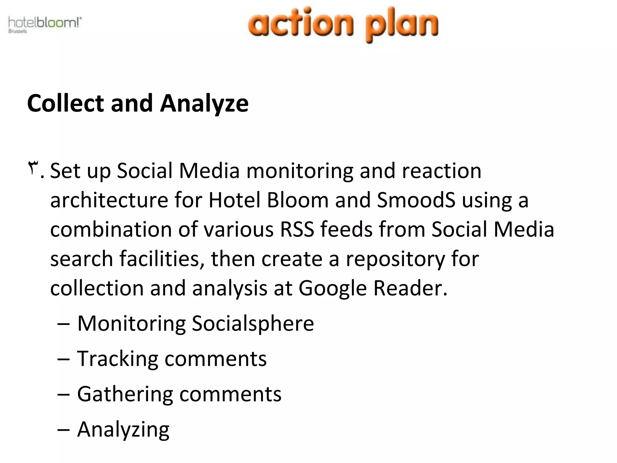 Hotel Bloom Social Media Strategy | PPT