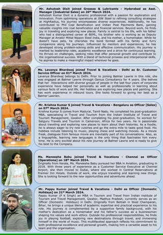 BLOOM_April2024. Balmer Lawrie Online Monthly Bulletin | PDF