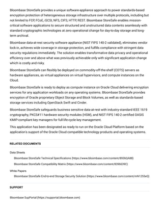 Bloombase store safe bloombase, inc. - oracle cloud marketplace | PDF