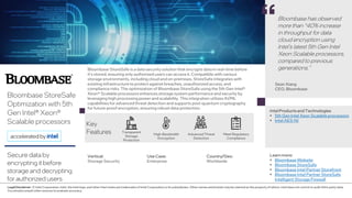 Bloombase StoreSafe Optimization with 5th Gen Intel® Xeon® Scalable processors | PDF