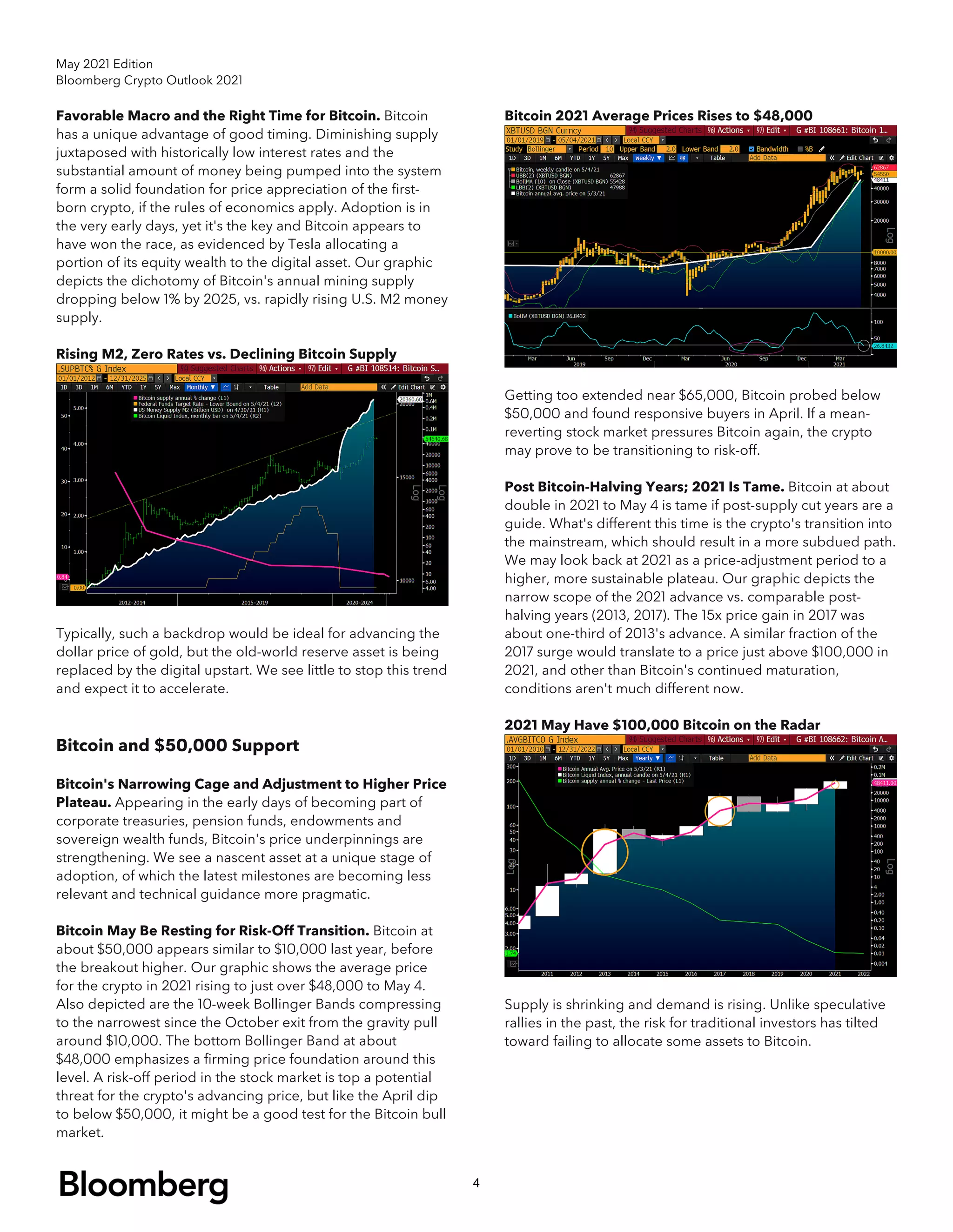 Bloomberg Crypto Outlook - May 2021 | PDF