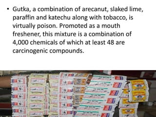 Tobacco and health | PPTX