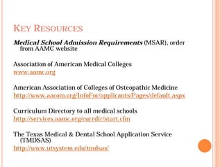 The Medical School Application Process from A-Z | PDF | Medical Tests ...