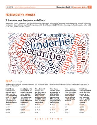 Structured Notes 2013 Year End Review | PDF