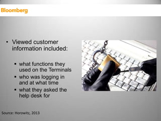 Bloomberg Terminal Scandal | PPT