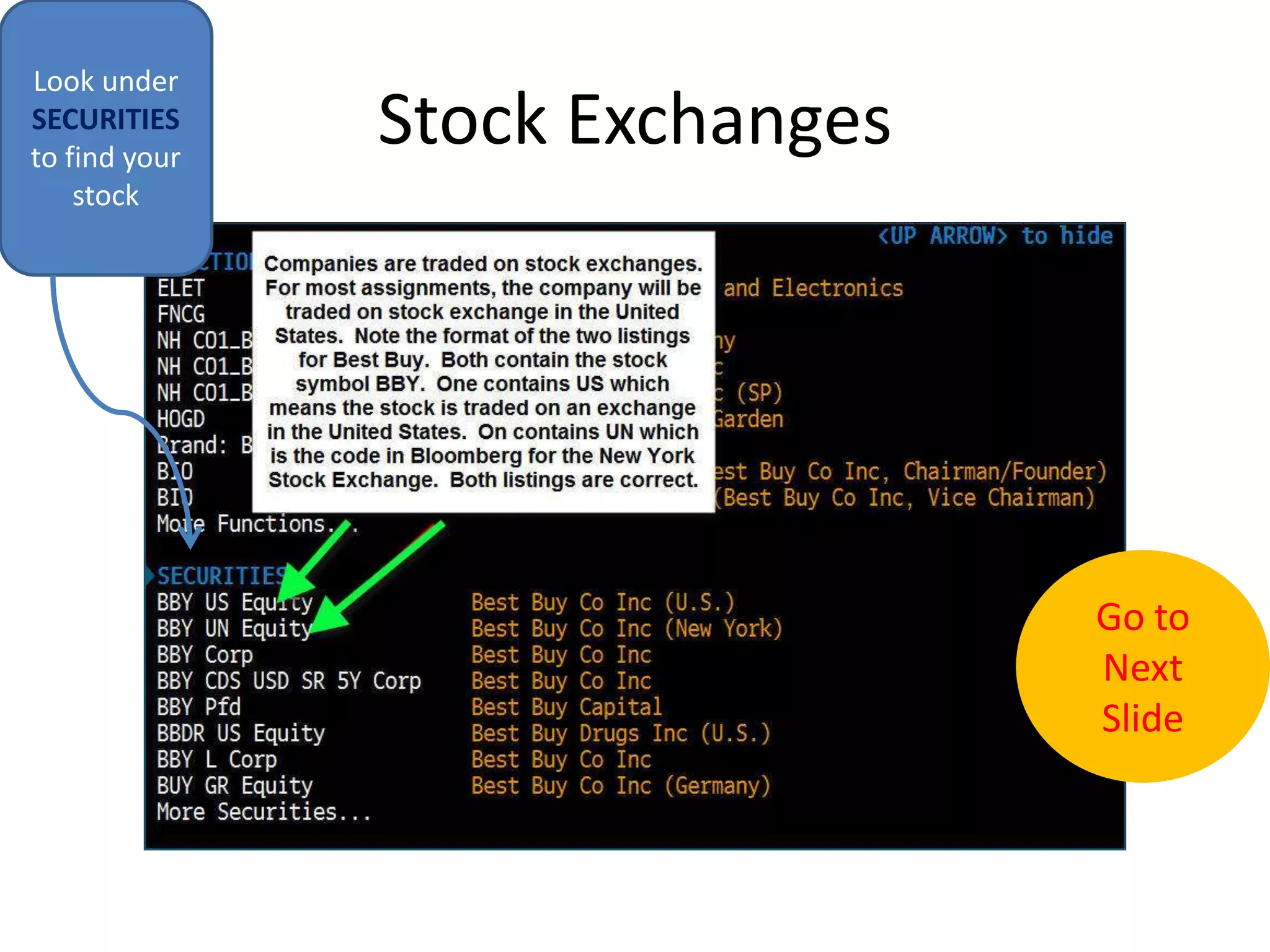 Bloomberg Tutorial Company Description | PPTX