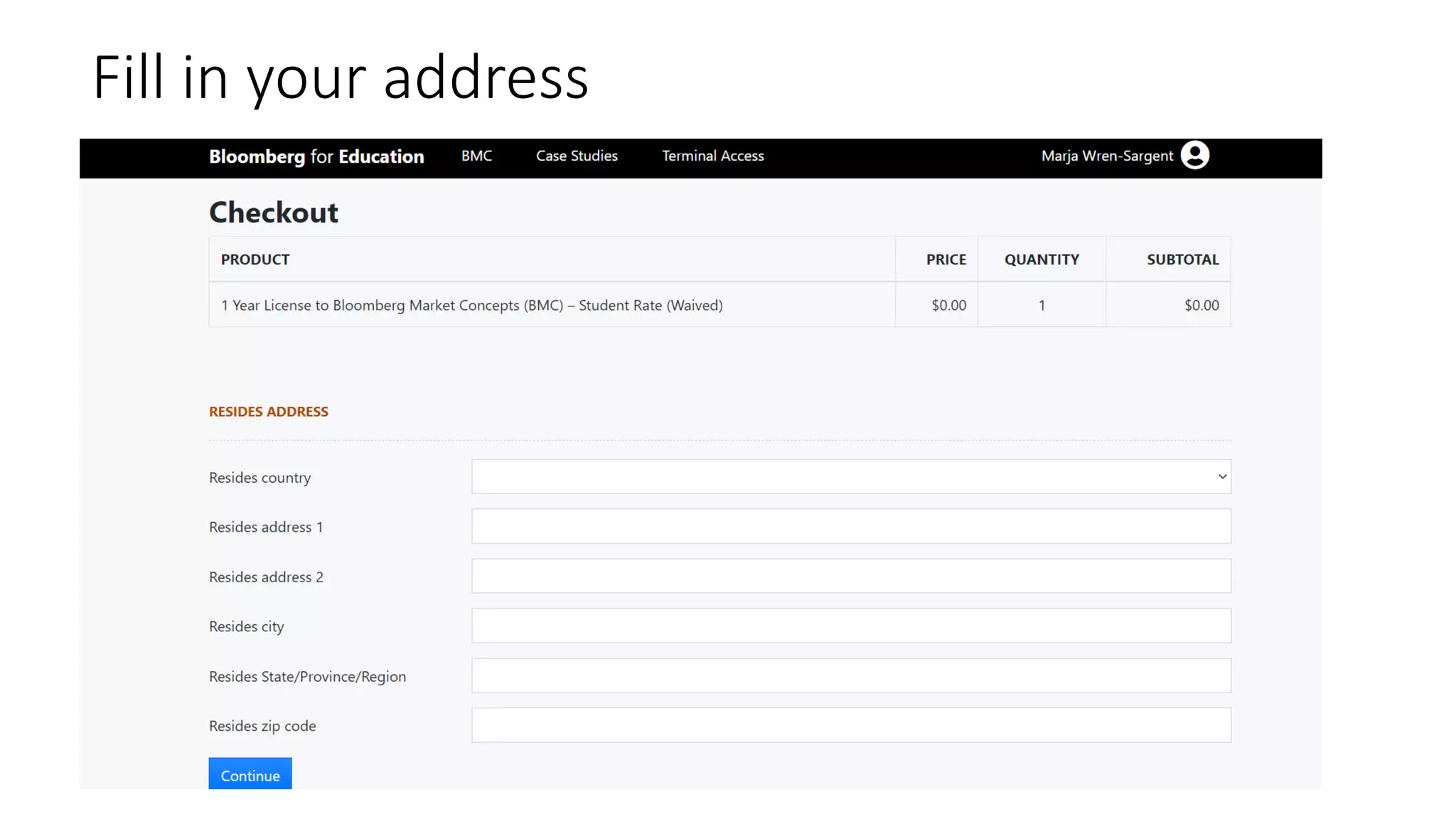 Bloomberg off campus access | PPTX
