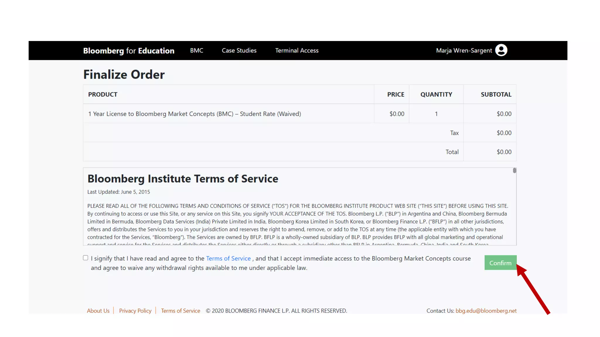 Bloomberg off campus access | PPTX