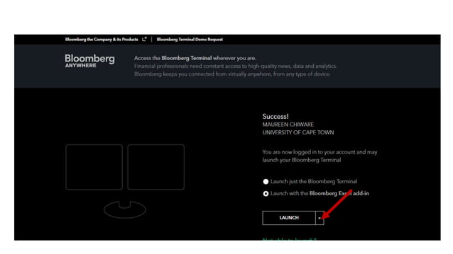 Bloomberg off campus access | PPTX | Technology & Computing