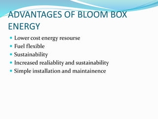Bloom box energy | PPTX