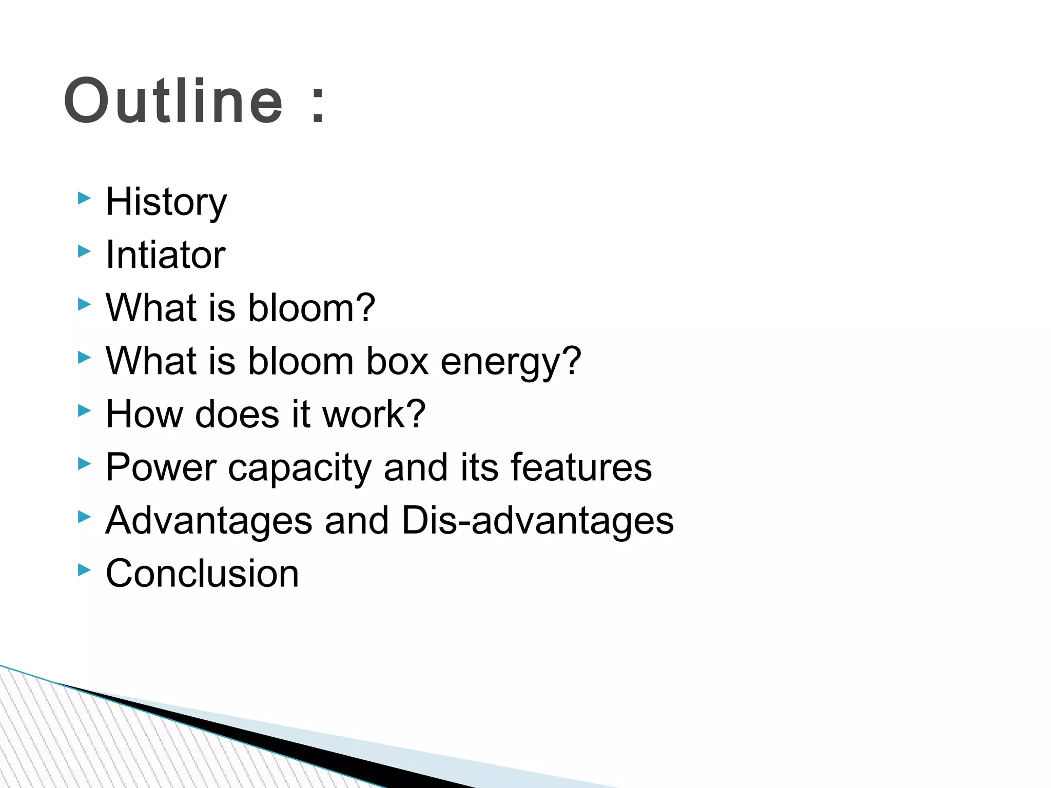 Bloom box energy | PPT