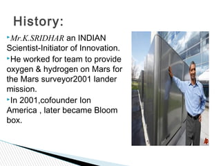 Bloom box energy | PPT