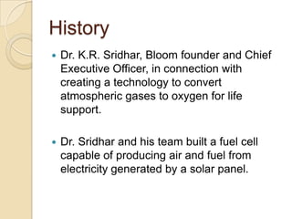 Bloom energy | PPTX