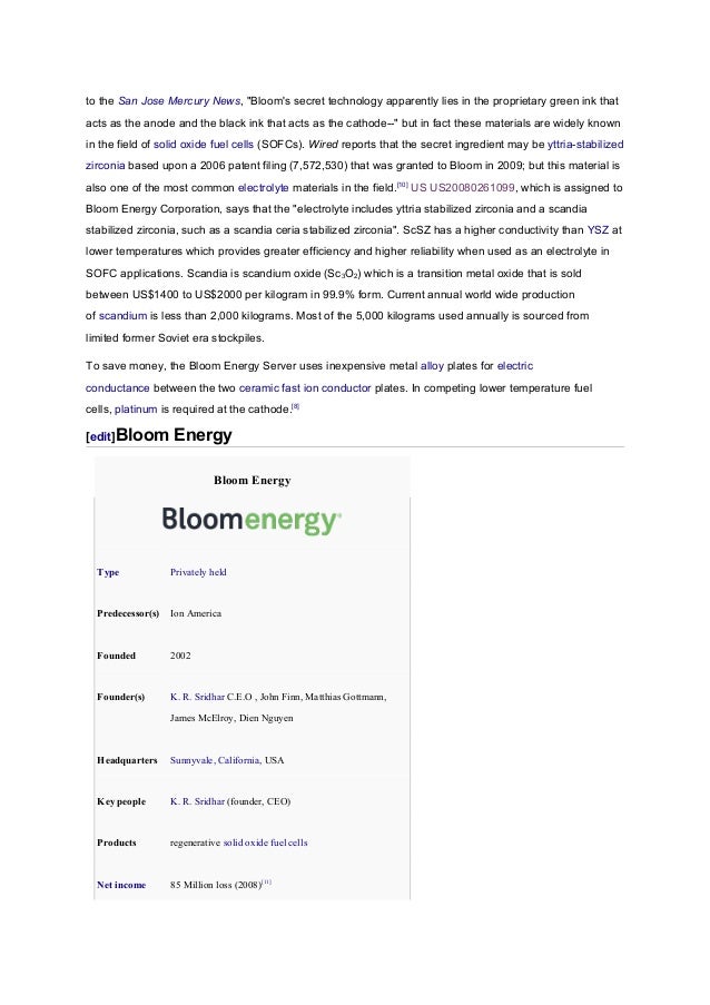Bloom energy server