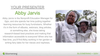 Bloomerang Academy: Qgiv + Bloomerang: Virtual Events | PPT